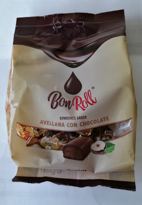 Tão Bom! - Bon Roll Bombons avelã com chocolate 100g - Outros - Rebuados