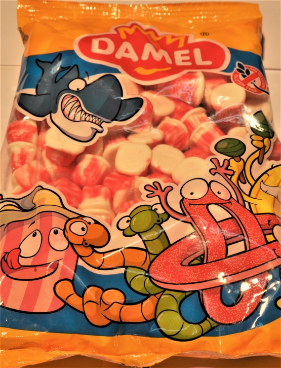GOMAS -Tão Bom! - Gomas Damel Iogurtes morango 1 Kg - Brilho - Gomas