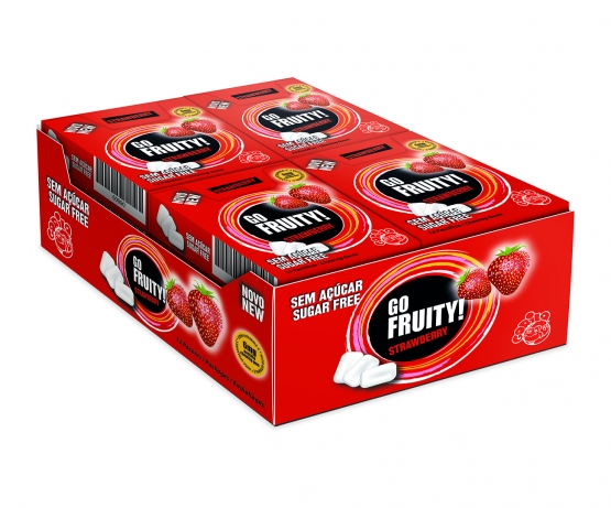 GOMAS -Tão Bom! - Gorila Go fruity! morango 12 pcs - Gorila - Pastilhas