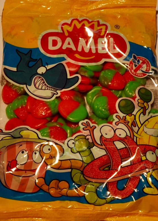 GOMAS -Tão Bom! - Gomas Damel Morangos selvagens 250 Pcs - Brilho - Gomas