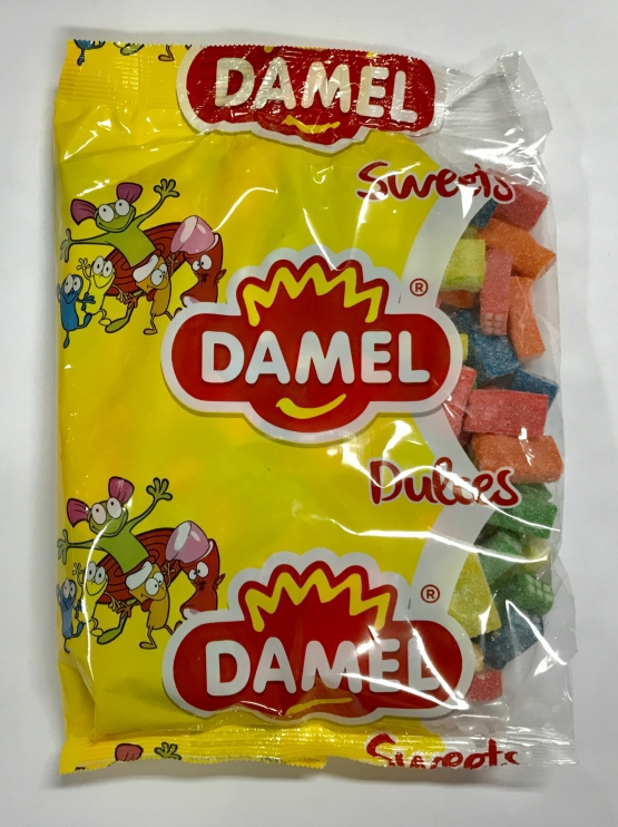 GOMAS -Tão Bom! - Gomas Damel tijolos sortidos 1 Kg - Com açúcar/pica ...