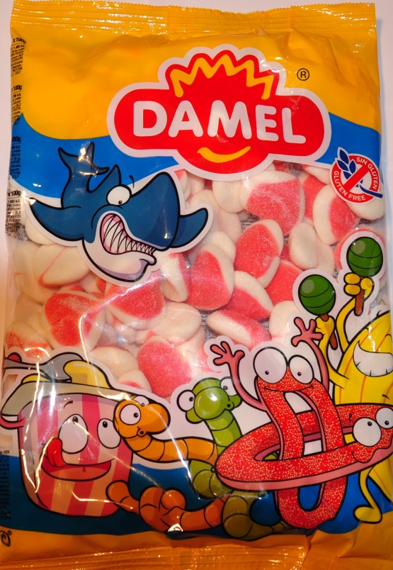 GOMAS -Tão Bom! - Damel Duplo corações 1 Kg* - Com açúcar/pica - Gomas