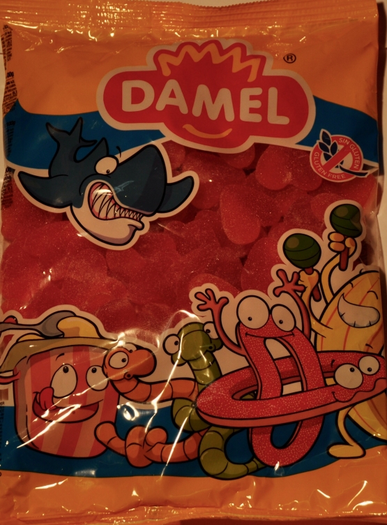 GOMAS -Tão Bom! - Gomas Damel Corações pêssego 250 Pcs - Com açúcar ...