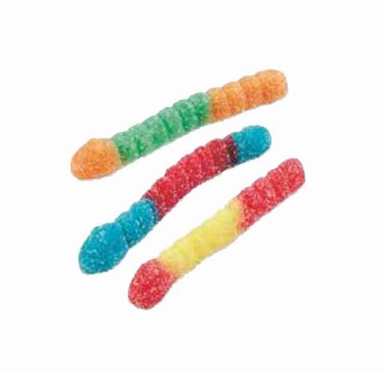 GOMAS -Tão Bom! - Gomas Vidal Minhocas pica 1 kg - Com açúcar/pica - Gomas