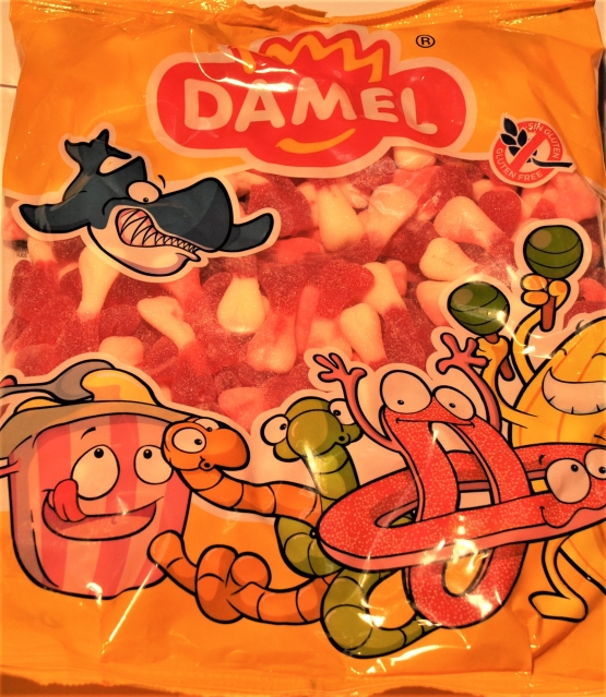 GOMAS -Tão Bom! - Gomas Damel Ossos açúcar 250 pcs - Com açúcar/pica ...