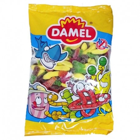 GOMAS -Tão Bom! - Damel Mix sortido açúcar 1 Kg - Com açúcar/pica - Gomas
